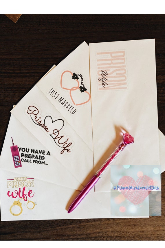 Prison Wife Stationary Envelopes Custom Love Couples - Etsy