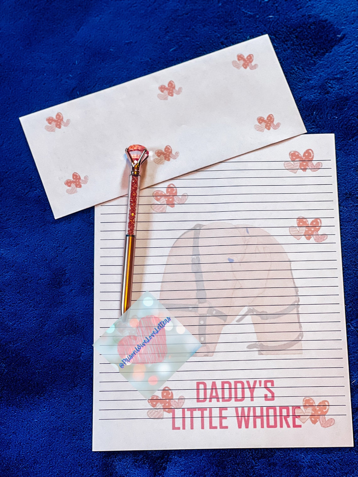 Prison Wife Stationery Envelopes Custom Love Couples - Etsy