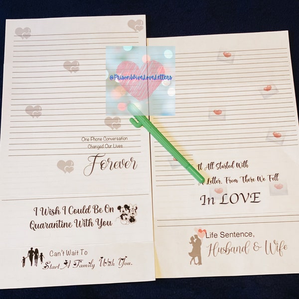 Prison Wife Stationary - Etsy