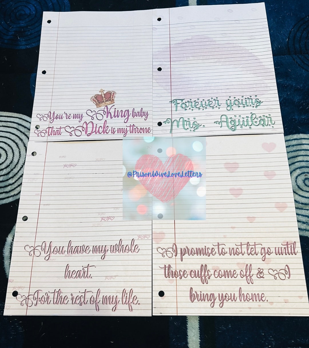 Prison Wife, Prison, Personalized, Stationary, Love, Wife, Girlfriend ...