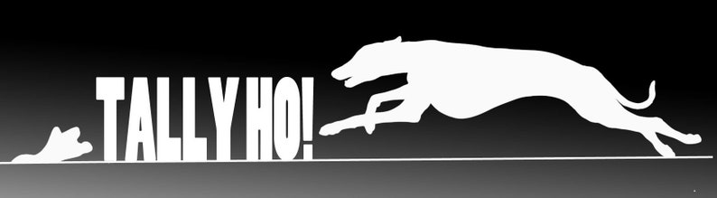 Tally Ho Lure Coursing Decal - Etsy