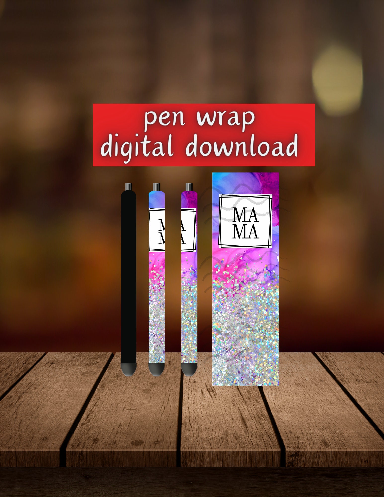 PEN WRAPS PNG File, Pen Wrap, Waterslide Png, Inkjoy Pen Wrap File ...