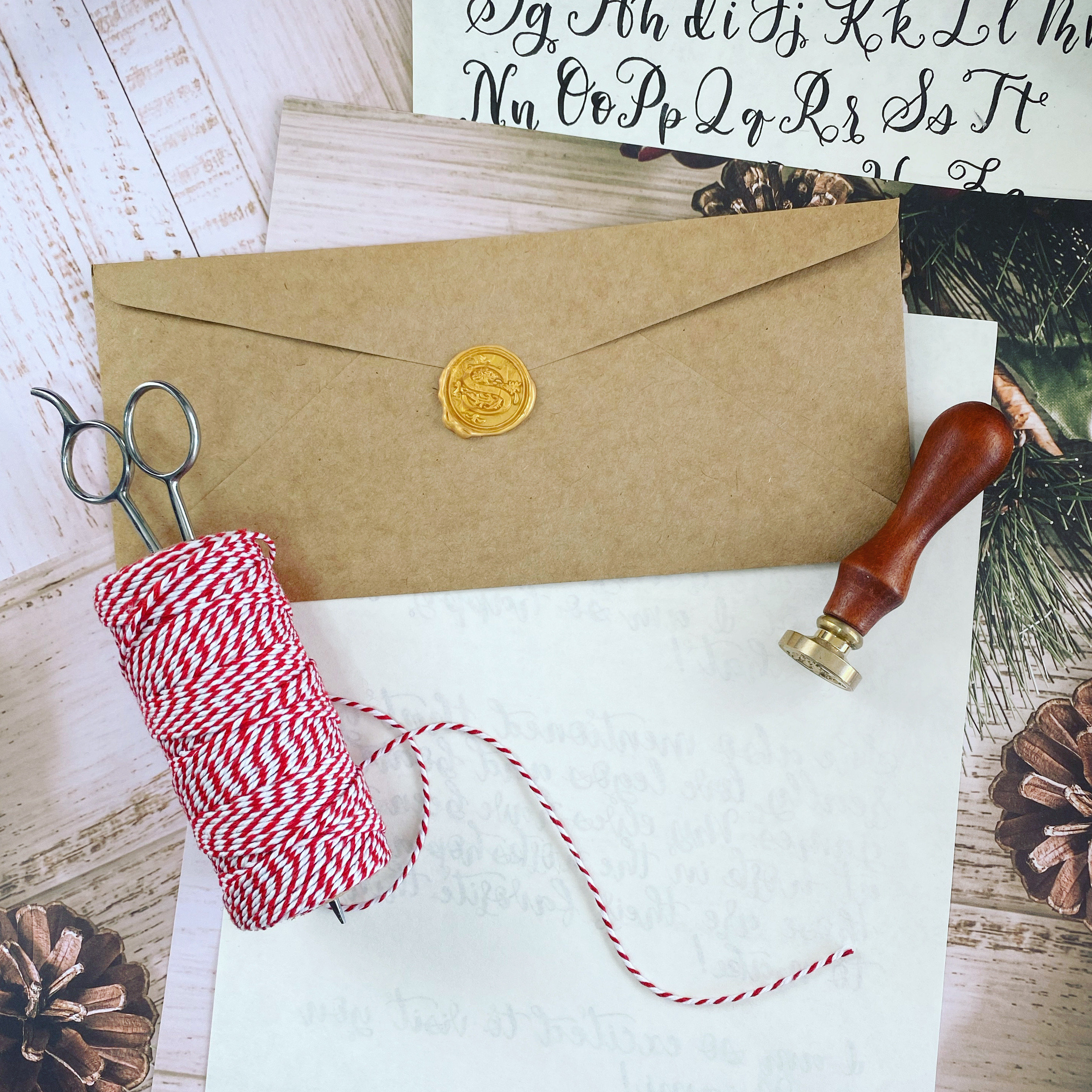 Customizable Personalized Handmade Calligraphy Letters From Santa on ...
