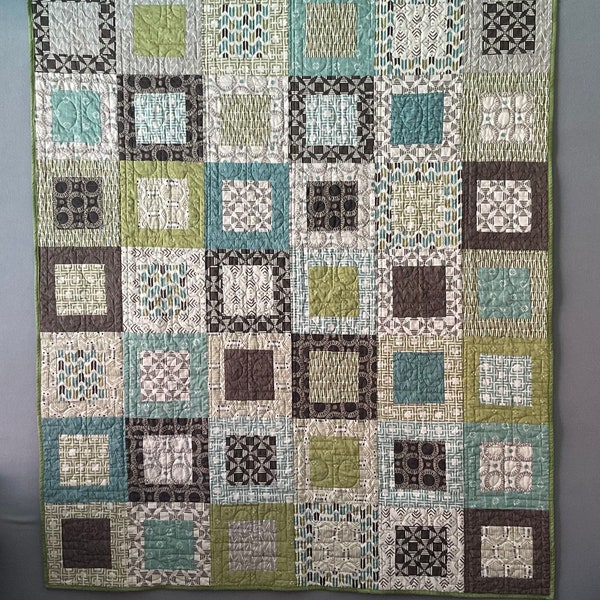 Brown Quilt - Etsy