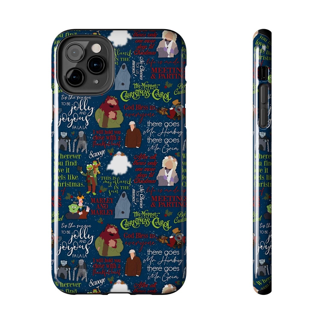 Muppets Christmas Carol Quotes Kermit Piggy Phone Case Disneyland World ...