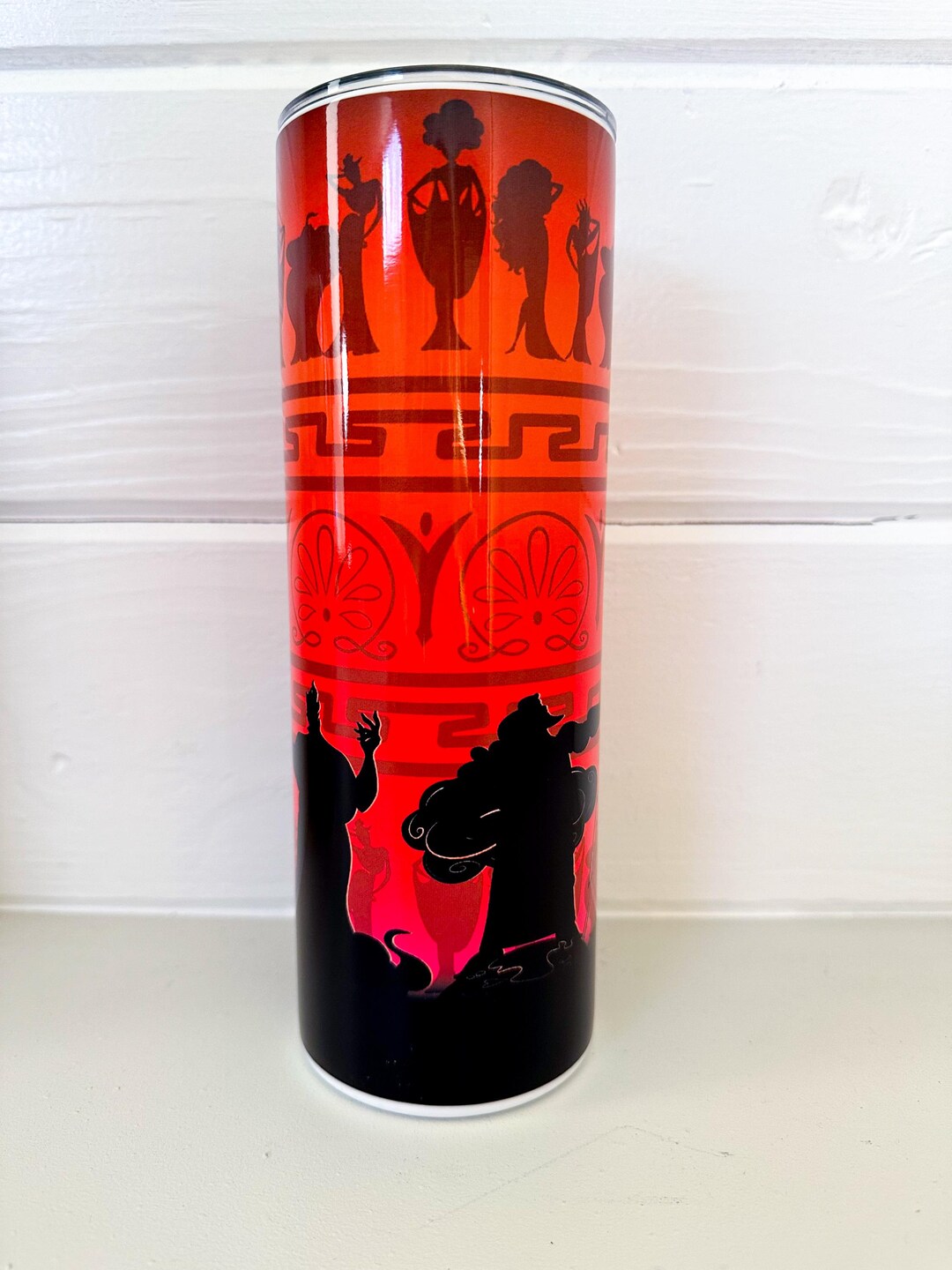 Hercules Border Silhouette Inspired Tumbler Cup Mouse Megara Hades - Etsy