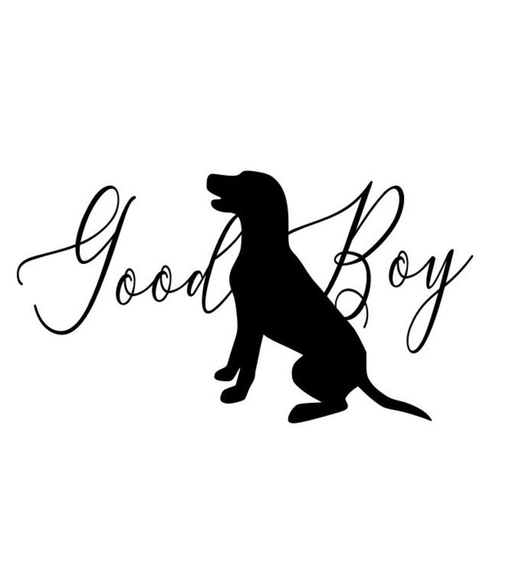Good Boy Wih Dog SVG/PNG Digital Download - Etsy