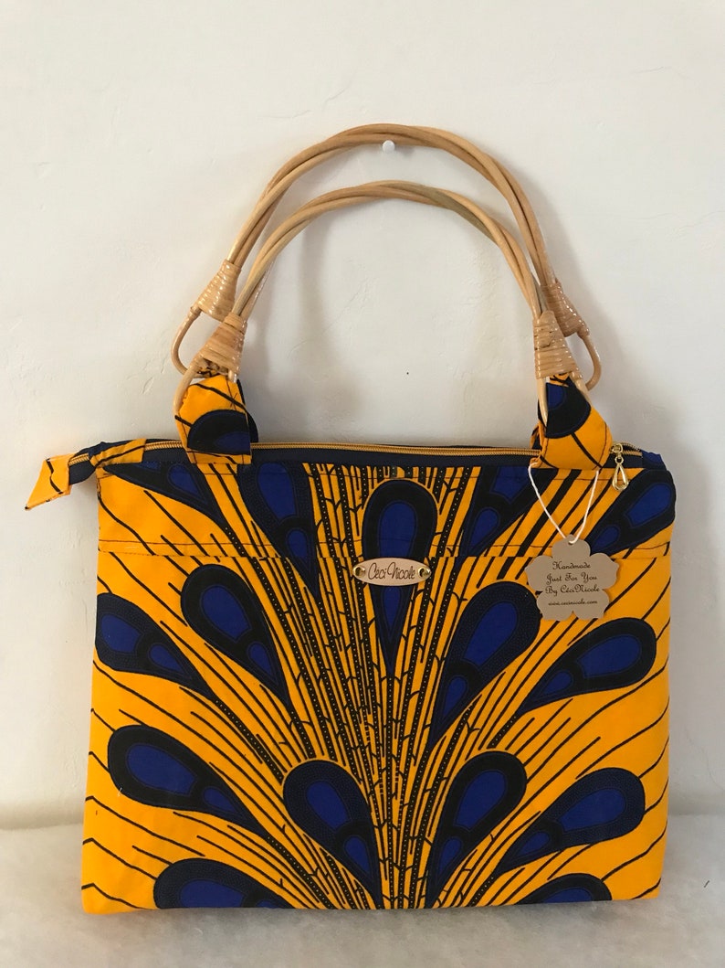 Ankara Handbag/African Handbag/Top Handle Bag/Handmade | Etsy