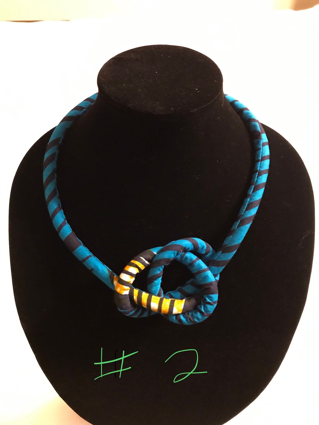 African Ankara Fabric Rope Necklaces/various / African Print ...