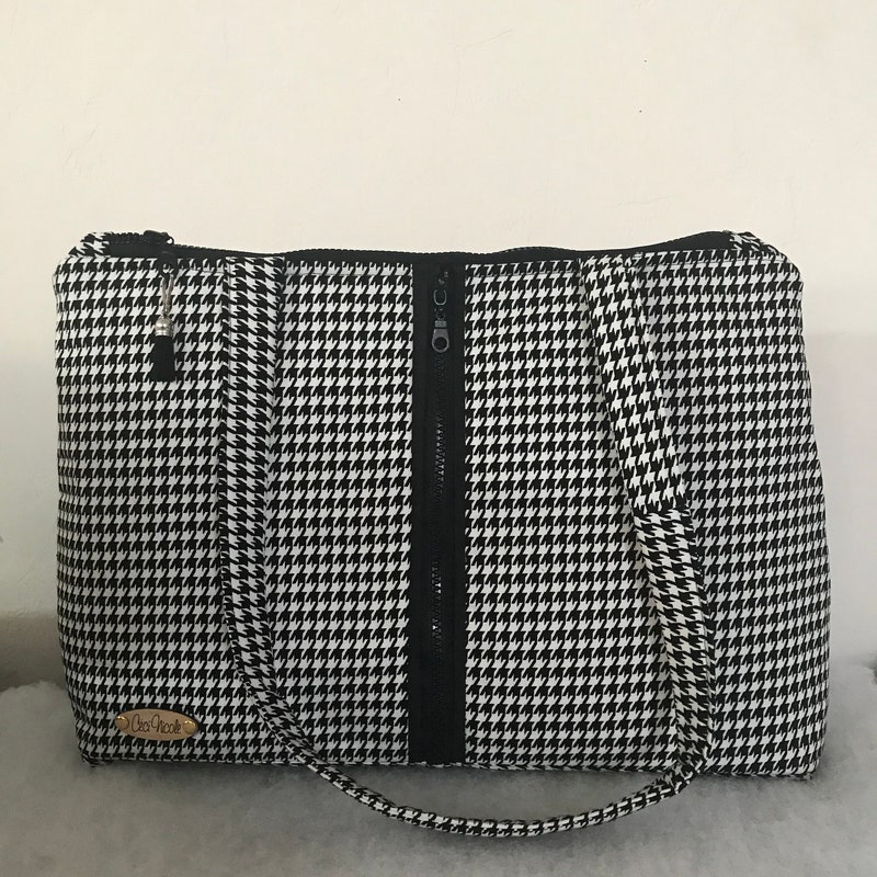 Houndstooth Bag - Etsy