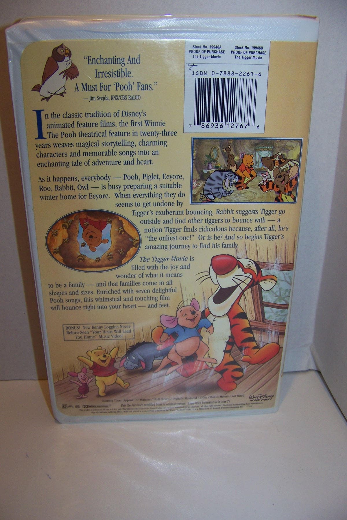 The Tigger Movie VHS With a Plush Devil Tigger - Etsy