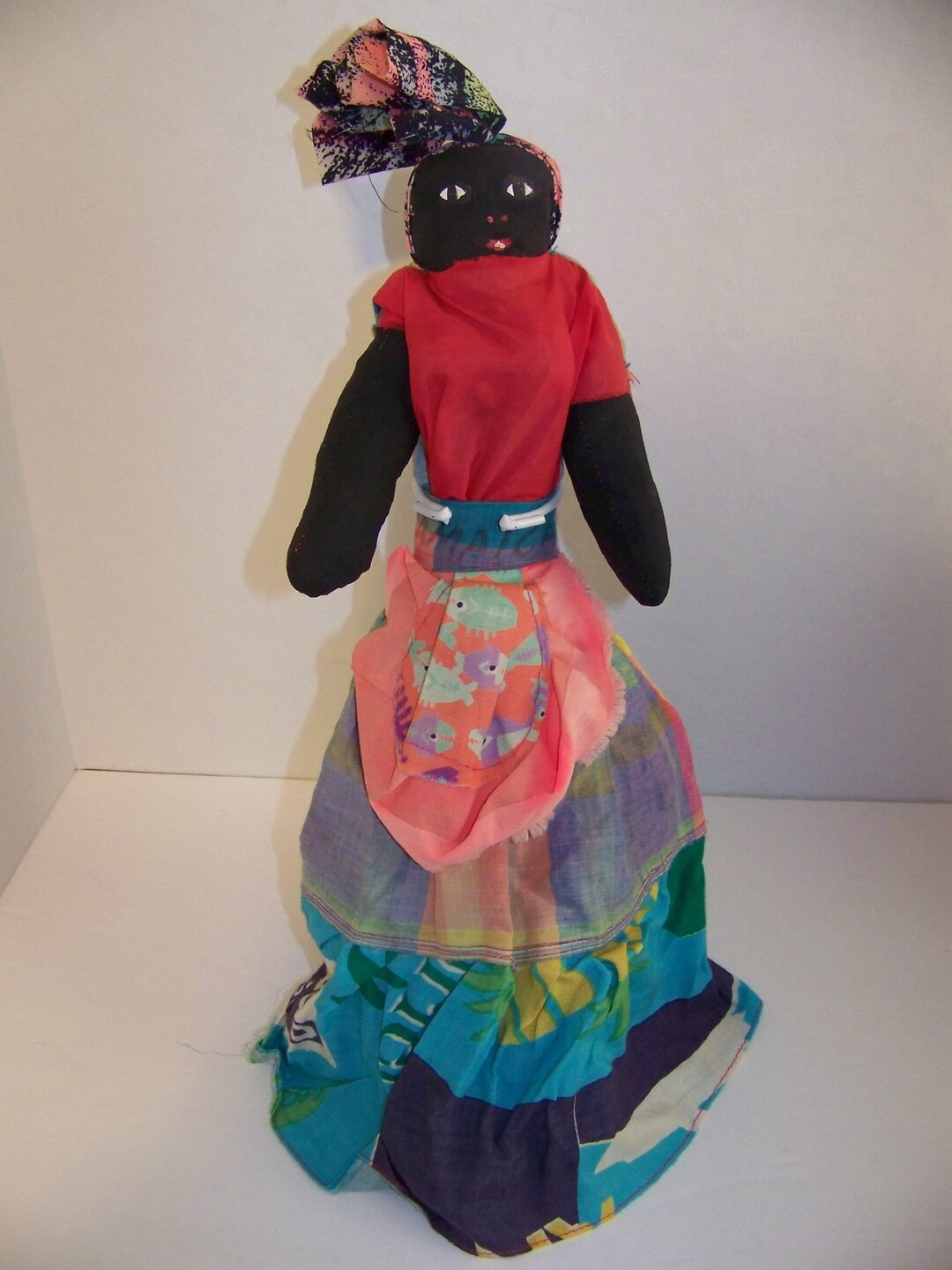 Jamaica Colorful Handmade Black Rag Doll - Etsy