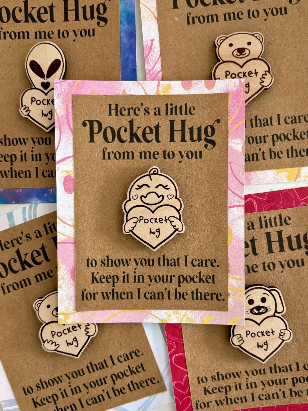 Pocket Hug 2.0 | Tiny Love Reminder | Just Because Gift | Animal Pocket ...