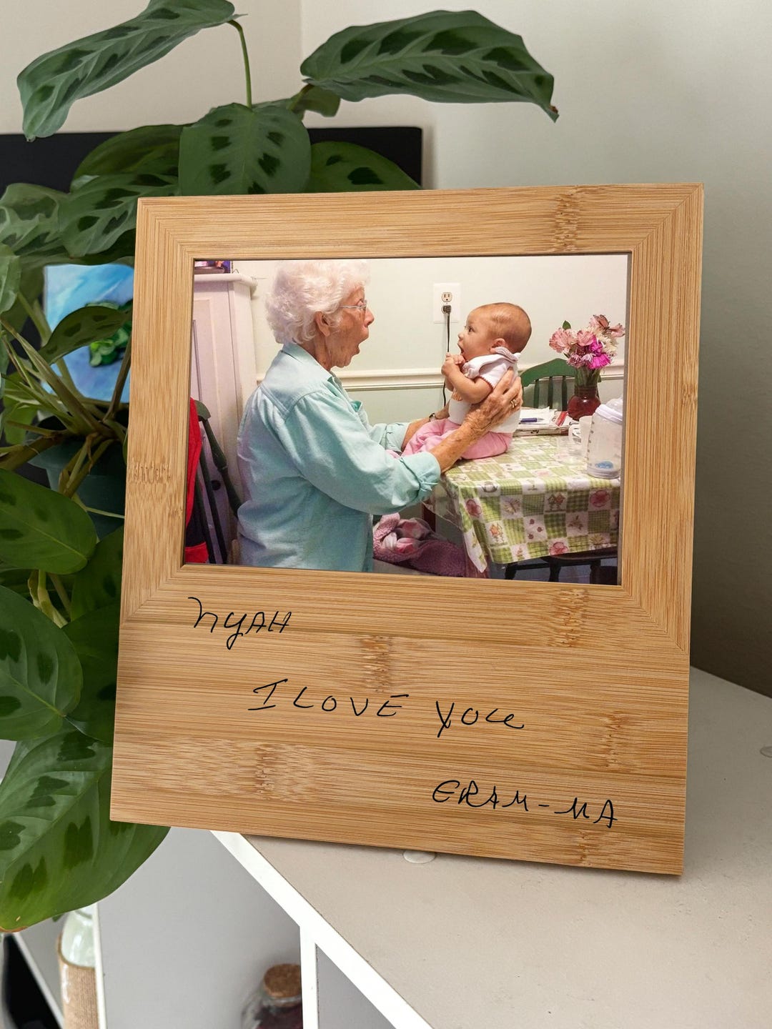 Custom Engraved Handwriting Picture Frame | Keepsake | Wedding Gift ...