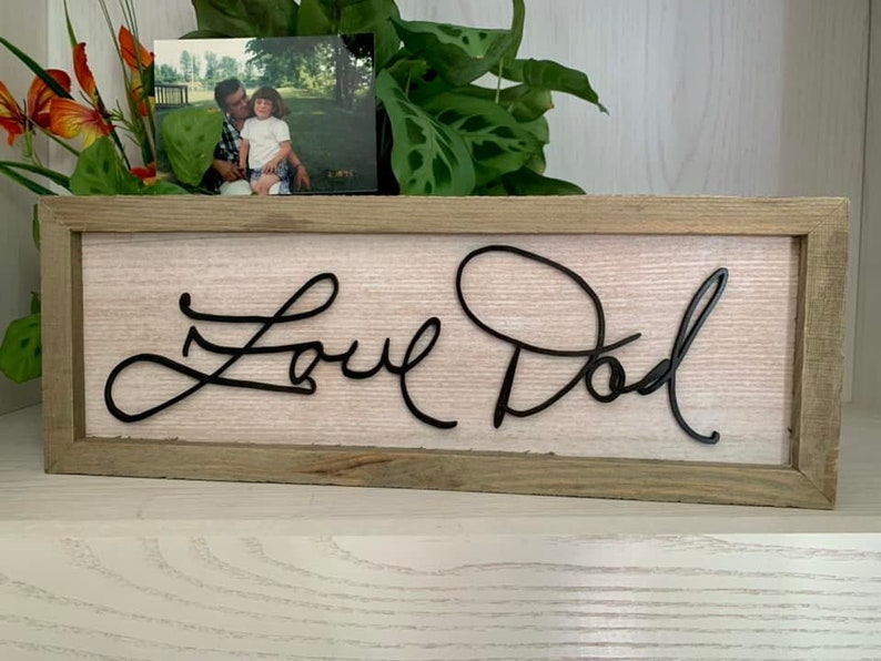 Handwritten Keepsake Sign - Etsy