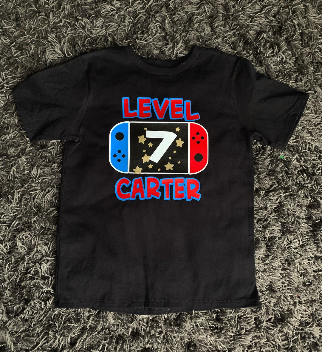 Gamer Birthday Level up Shirt - Etsy