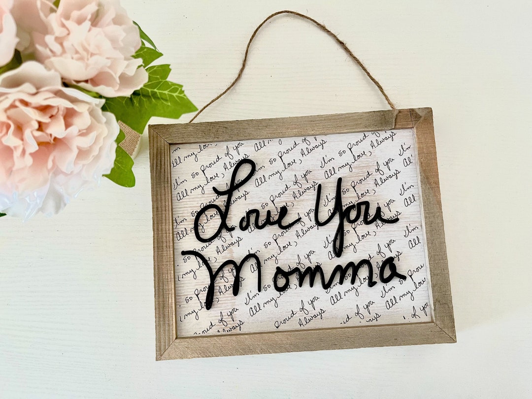 Handwritten Keepsake Sign - Etsy