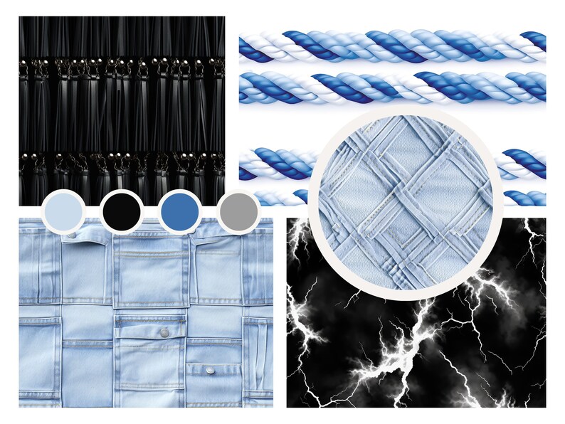 Barbie Inspired Digital Paper Ken Inspired Patterns Barbie and Ken ...