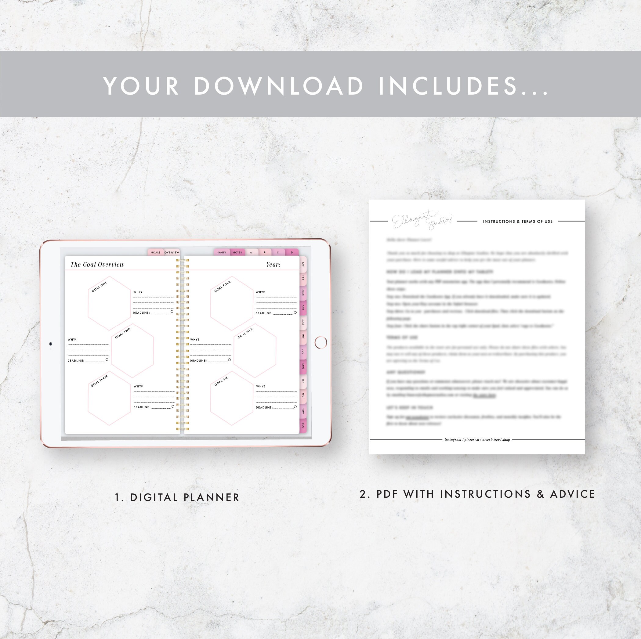 Digital Planner Ipad planner goodnotes planner iPad pro | Etsy