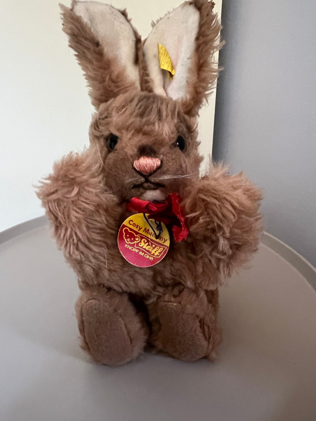 9 Steiff Cosy Mummy Rabbit/bunny Seated W/ Ear Button and Tag - Etsy