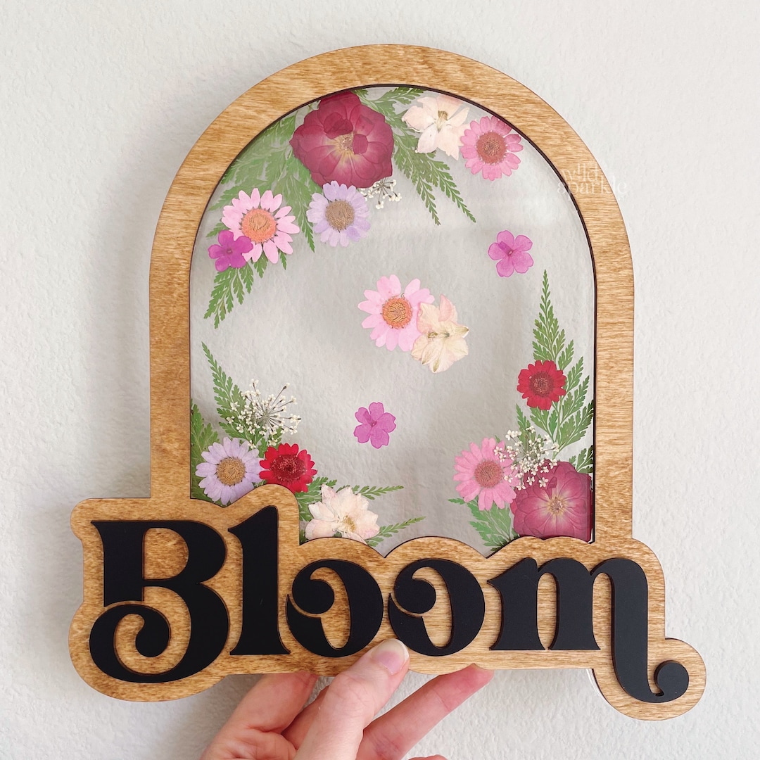 Pressed Flower Frame, Pressed Flower Art, Pressed Flowers, Floating ...