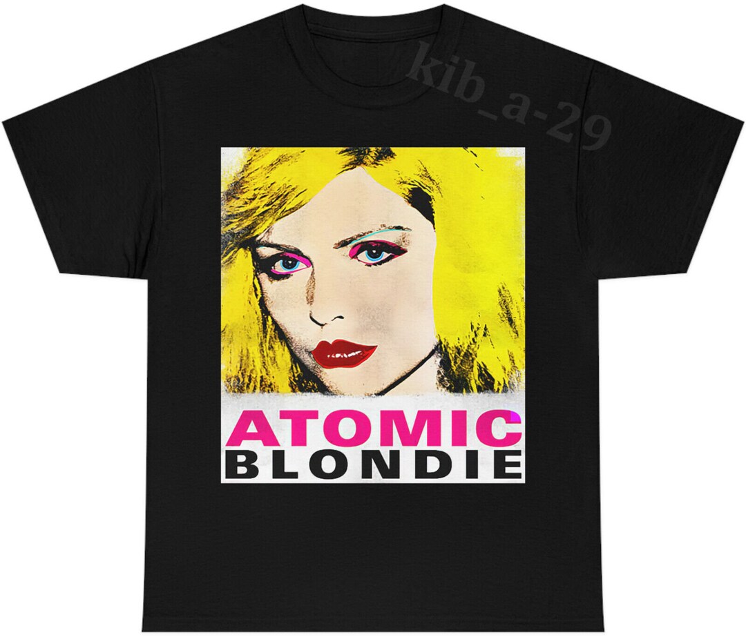 Blondie Atomic 80s Debbie Harry Vintage Faded Look Tee - Etsy