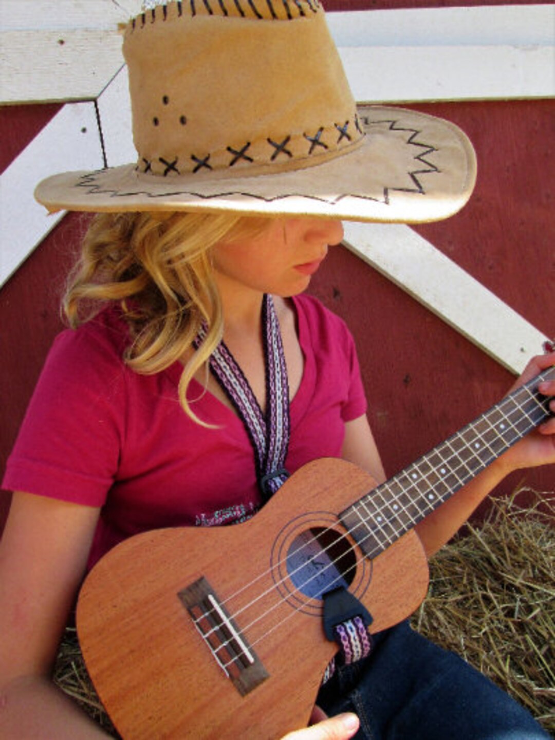 No Strap Button? No Problem! One Inch Ukulele Neck/sling Strap Kit ...