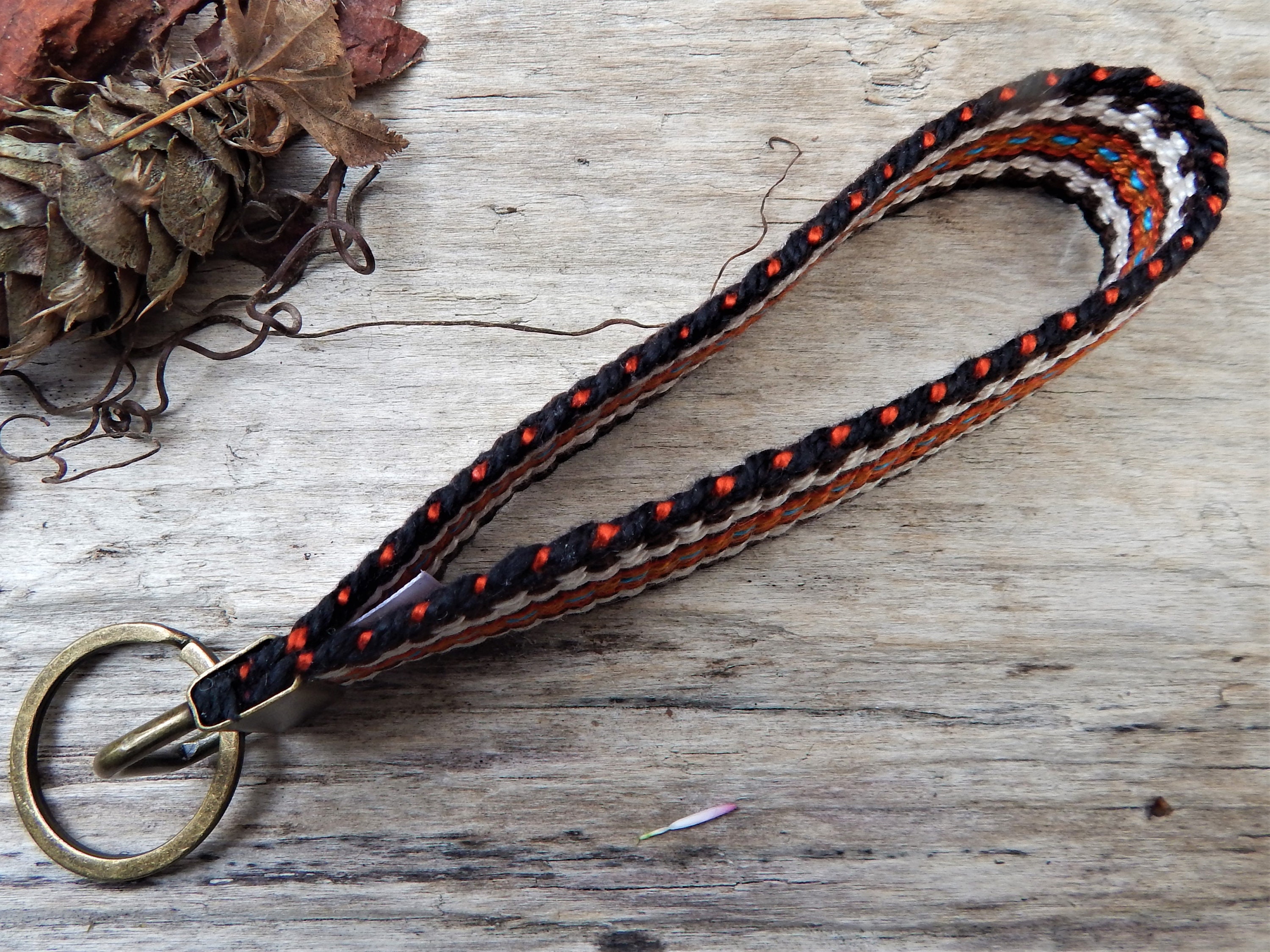 Handwoven Key Chains/key Fob Modern Wristlet Key Chain - Etsy