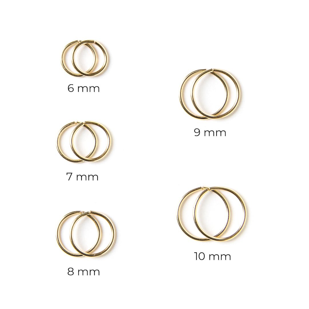 Mini Gold Hoops - Small Hoop Earrings - 14k Gold Filled Hoops - Tiny ...