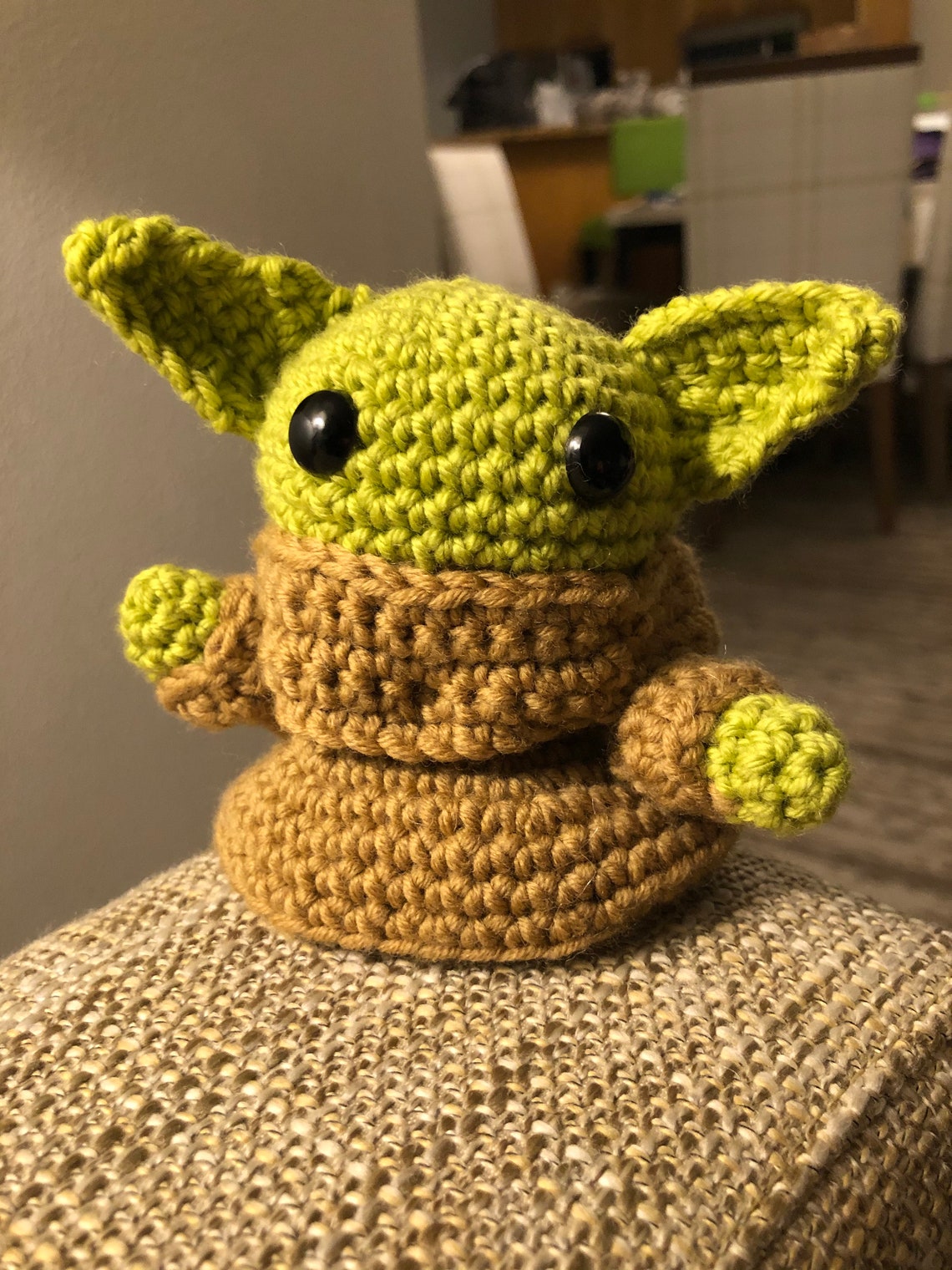 Baby Yoda, Child Crocheted Doll - Etsy