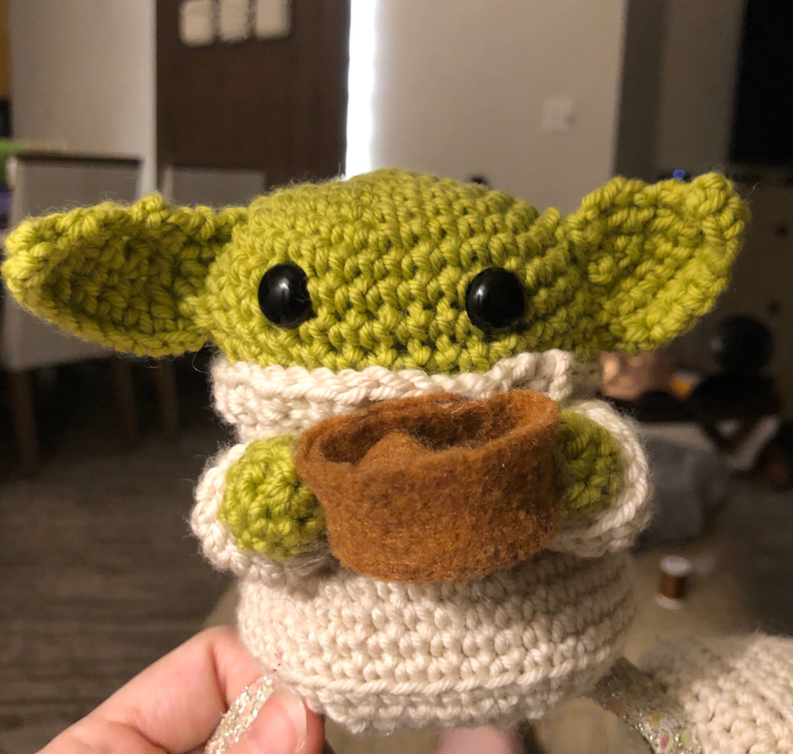 Baby Yoda, Child Crocheted Doll - Etsy
