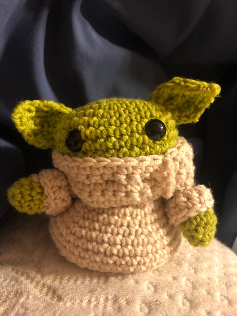 Baby Yoda, Child Crocheted Doll - Etsy