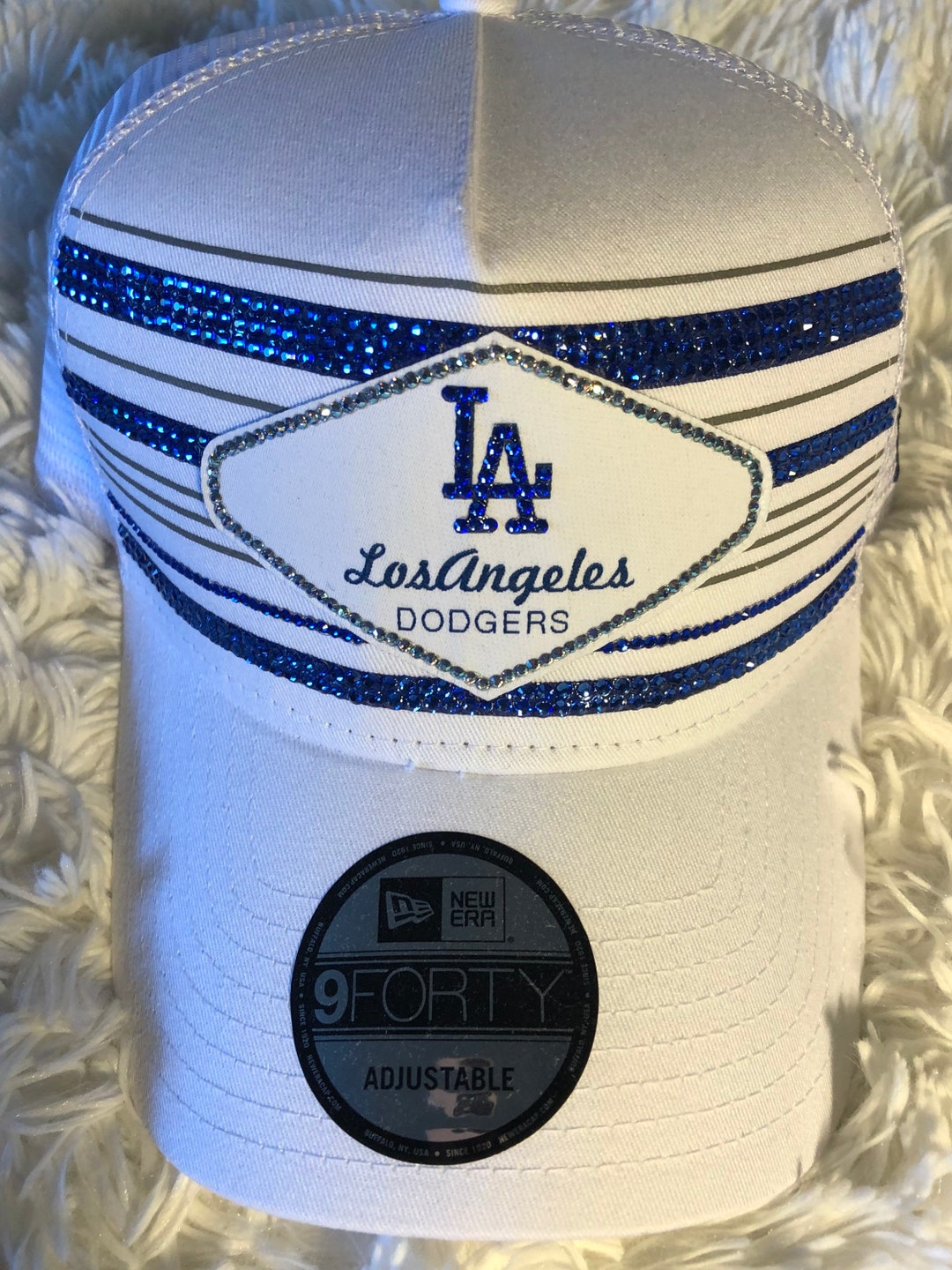 White Los Angeles Dodger Hat - Etsy