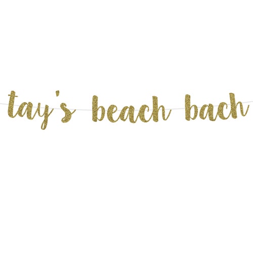 Custom Beach Bach Banner Beach Bachelorette Banner | Etsy