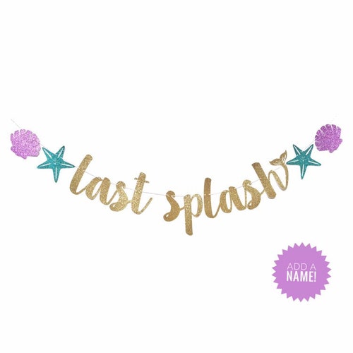 Last Splash Balloon Banner Bachelorette Party Decor Last | Etsy