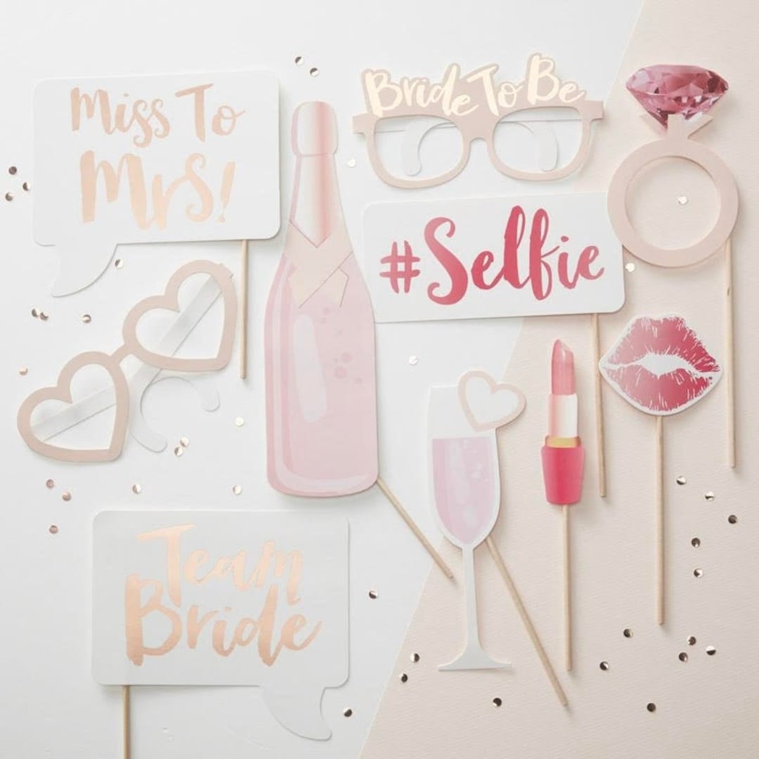 Bachelorette Party Photo Props | Bridal Shower Photo Props | Photo ...