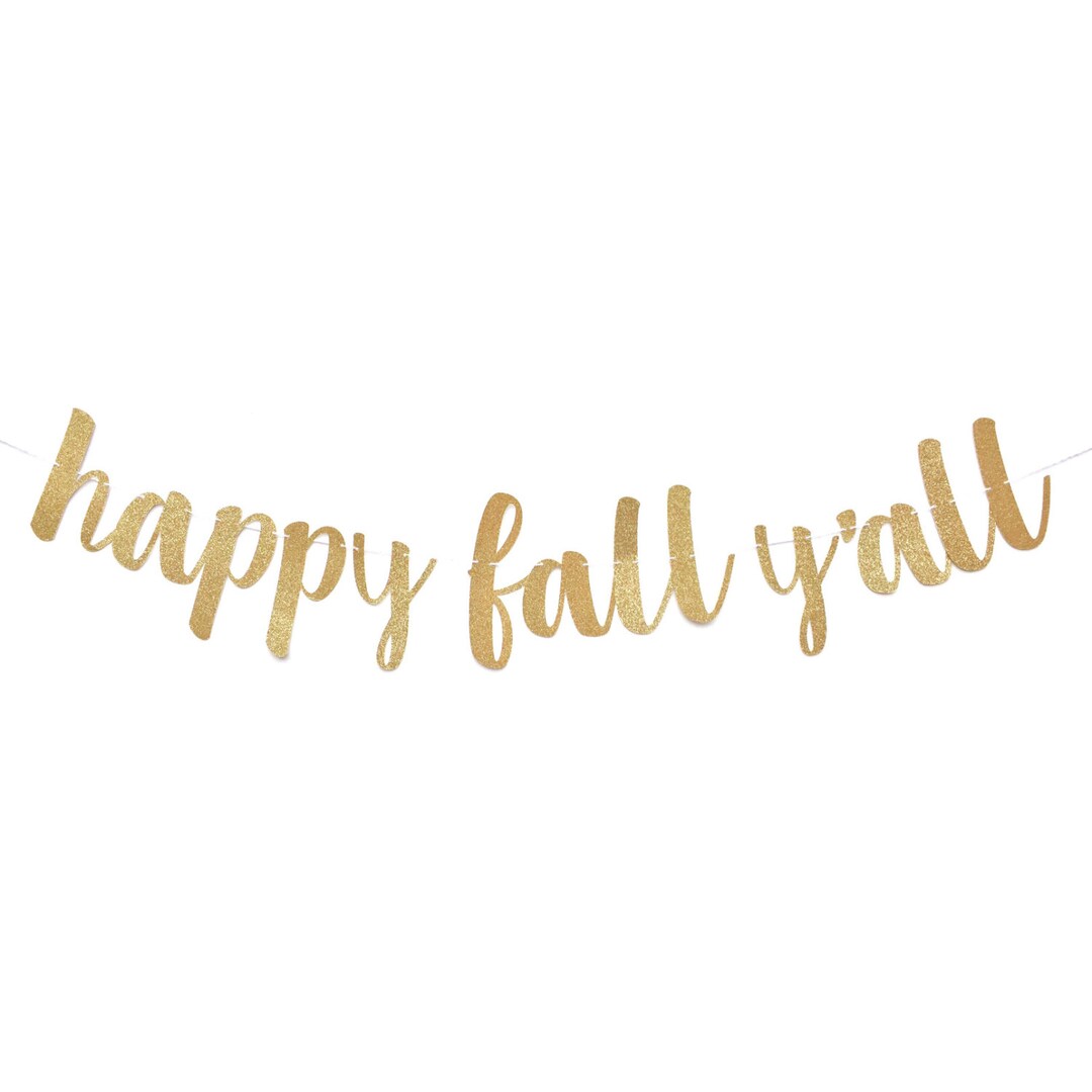 Fall Sign Fall Decor Happy Fall Yall Fall Decorations - Etsy