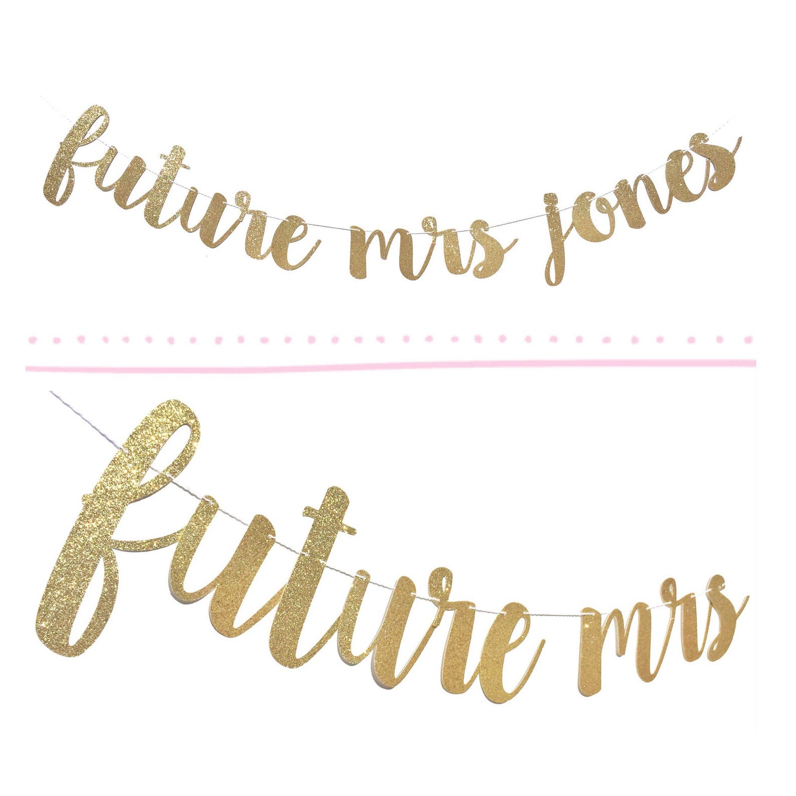 Future Mrs Banner Bachelorette Party Decorations Bridal - Etsy