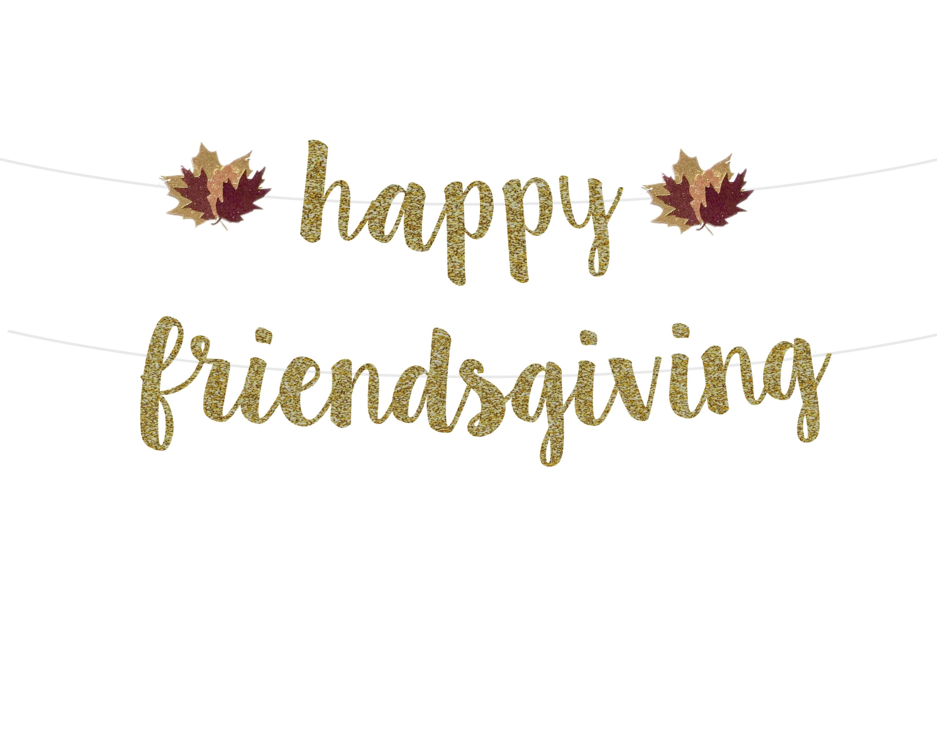 Happy Friendsgiving Banner Friendsgiving Banner - Etsy