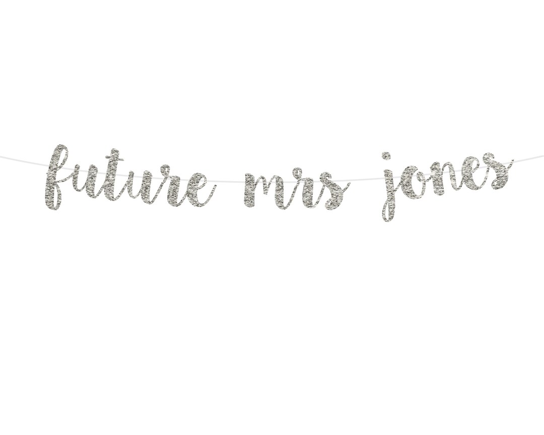 Future Mrs Banner Bachelorette Party Decorations Bridal Shower ...