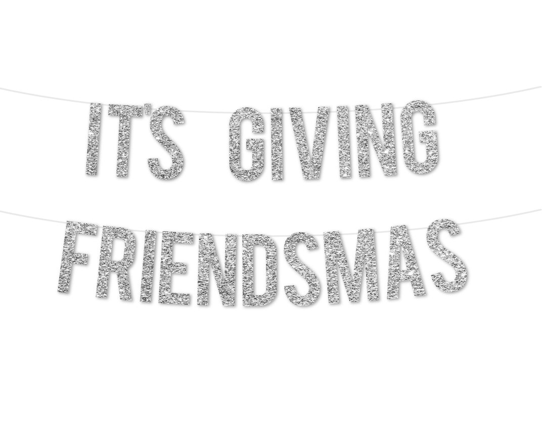 Merry Friendsmas Decorations It's Giving Friendsmas - Etsy