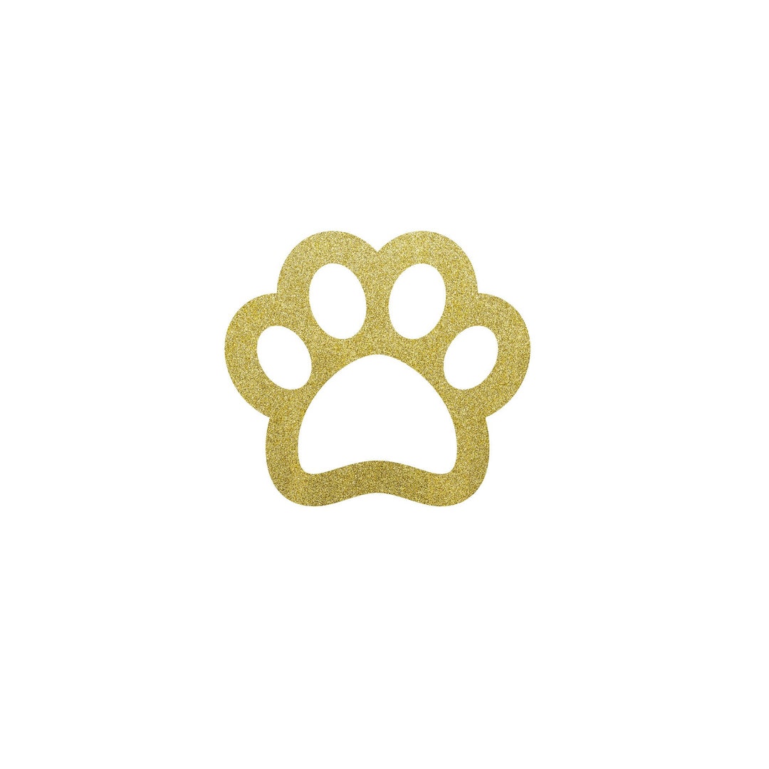 Paw Print Banner Accent Add-on Dog Birthday Banner Birthday Dog ...