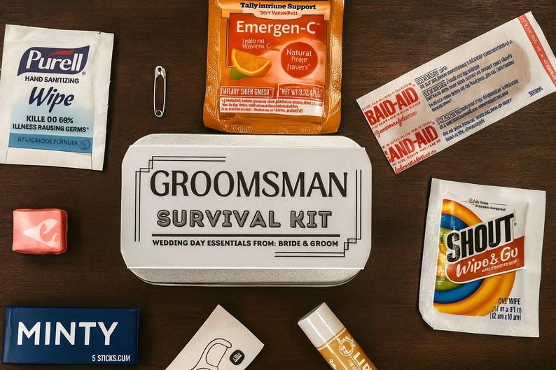 Groomsmen Gifts, Groomsman Gifts, Groomsmen Survival Kit, Wedding ...