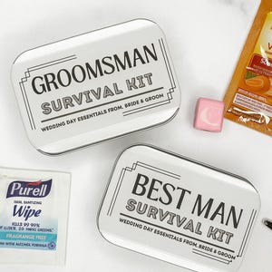 Groomsmen Gifts, Groomsman Gifts, Groomsmen Survival Kit, Wedding ...