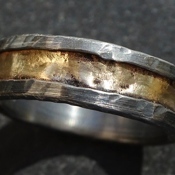 Wood Grain Ring - Etsy