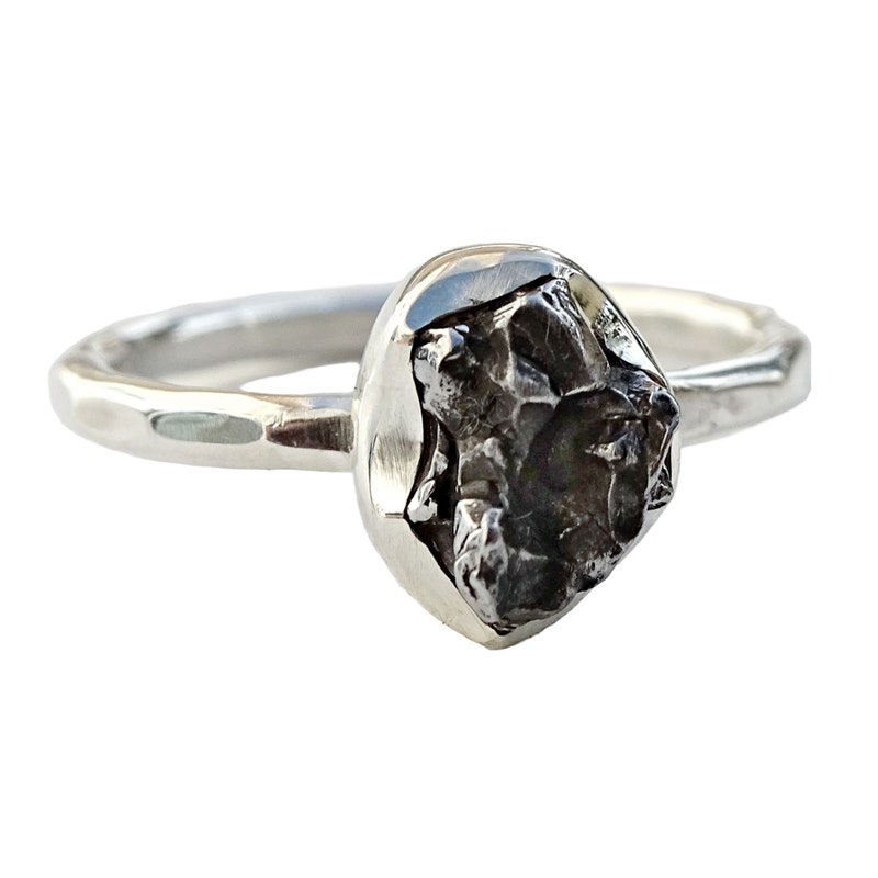 Meteorite Ring - Etsy