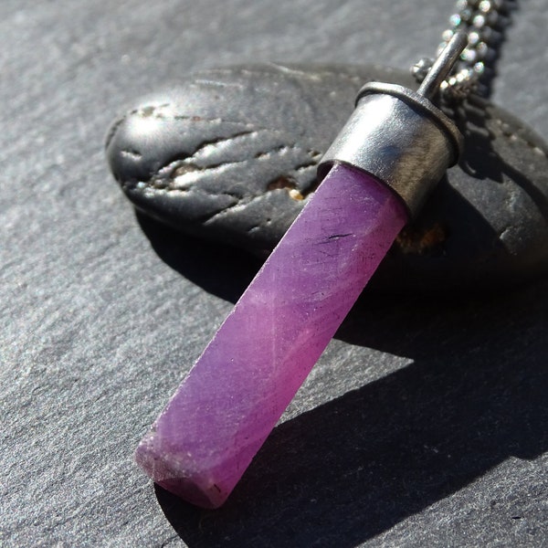 Mens Ruby Pendant - Etsy
