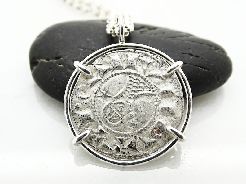 Knights Templar Coin Pendant: Authentic Crusader Sterling Silver ...