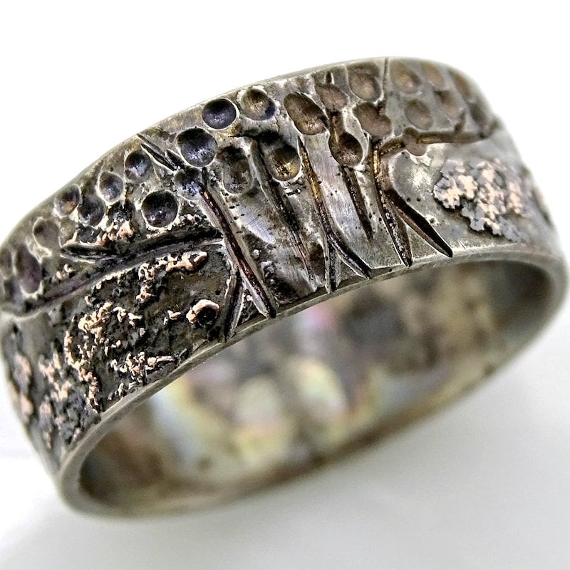 Rustic Gold Rings - Etsy