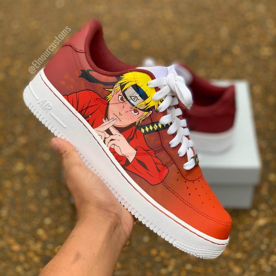 Naruto X Itachi Air Force 1 Custom Custom Air Force 1,limited Edition ...